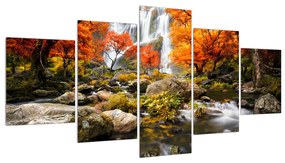 Obraz podzimní krajiny (150x80 cm)