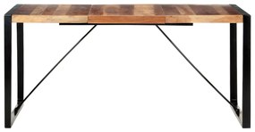 vidaXL Jídelní stůl 160 x 80 x 75 cm masivní dřevo sheeshamový povrch