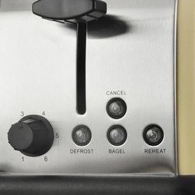 AQUAViTA Creme, krémová, snídaňová sada, 2200W rychlovarná konvice + 1000W topinkovač
