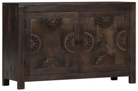 Příborník vyřezávaný design 110 x 35 x 70 cm masivní mangovník 247765