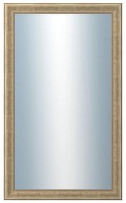 DANTIK - Zarámované zrcadlo - rozměr s rámem cca 60x100 cm z lišty KŘÍDLO malé zlaté patina (2774)