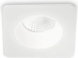 ILUX 252049 LED Stropní zápustné bodové svítidlo Ideal Lux ROOM-65 SQUARE WH 252049 8W 800lm 3000K IP65 10cm hranaté bílé - IDEALLUX