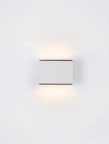Minimalistické nastěnné svítidlo Oti Bílá