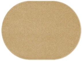 Vopi koberce Kusový béžový koberec Eton ovál - 140x200 cm