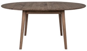 Rozkládací jídelní stůl METZ tmavý dub 118cm 2201810