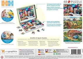 EUROGRAPHICS Puzzle Connecting Pieces: Kočičí pletení / 48 dílků / vel