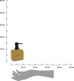 Dávkovač mýdla Julia, olivový/s černými prvky, 225 ml