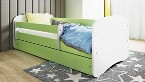 BabyBeds Dětská postel Babydreams s úložným prostorem Velikost postele: 180x80 cm, Barva postele: Zelená
