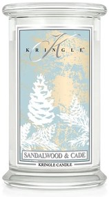 Kringle Candle svíčka Sandalwood & Cade (sójový vosk), 623 g