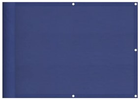vidaXL Balkonová zástěna modrá 75 x 800 cm 100% polyester oxford