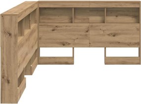Úložné čelo postele Artisanový dub Kompozitní dřevo 3335484
