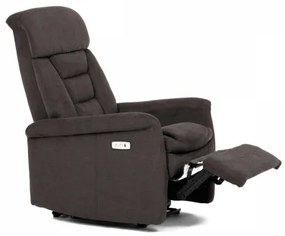TV relaxační křeslo s elektrickým ovládáním hnědé TV-925 BR2