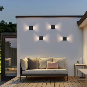 Immax 08520L - LED Venkovní nástěnné svítidlo LUXLINE 6W/230V 3000K IP54 černá