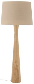 Béžová stojací lampa s textilním stínidlem (výška 130 cm) Leonor – Bloomingville