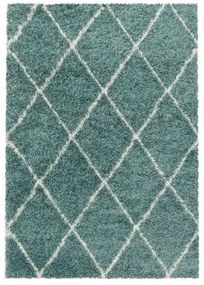 Vopi | Kusový koberec Alvor shaggy 3401 blue - Kruh průměr 80 cm