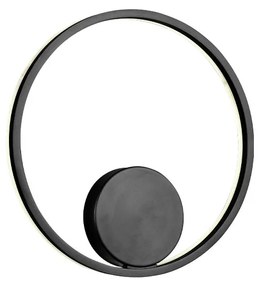 Redo 01-1943-DALI Orbit indirect, nástěnné/stropní kruhové svítidlo, 26W LED 3000K stmívatelné DALI, černá, prům. 40cm