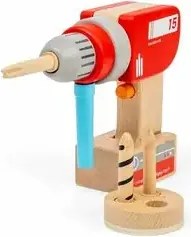 Bigjigs Toys Dřevěná vrtačka / od 3 let