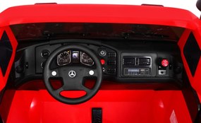 HračkyZaDobréKačky Elektrické autíčko Mercedes-Benz Zetros červené