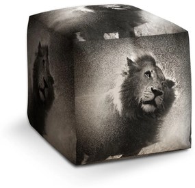 Sablio Taburet Cube Mokrý lev: 40x40x40 cm