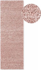Starorůžový ručně tkaný běhoun z materiálu bouclé 80x200 cm Notting Hill Portobello – Ted Baker