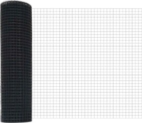 Svařované drátěné ploty s hroty 25 x 0,6 m Ocel potažená PVC 3352193