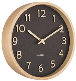 Designové nástěnné hodiny 5851bk karlsson 22cm