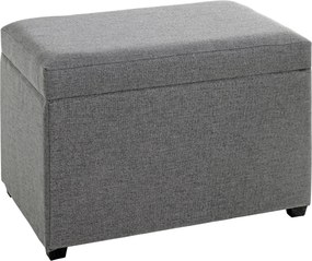 XXXLutz TRUHLOVÁ LAVICE, textil, kompozitní dřevo, 58/42/39 cm - Taburety - 001931037904