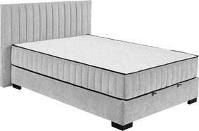 XXXLutz AMERICKÁ POSTEL, 140/200 cm, světle šedá MID.YOU - Postele s úložným prostorem - 002220053906