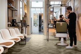 Beaulieu International Group, PVC podlaha - lino Master X 2969, na míru, šíře 2m, hnědá, pvc, chodba / předsíň