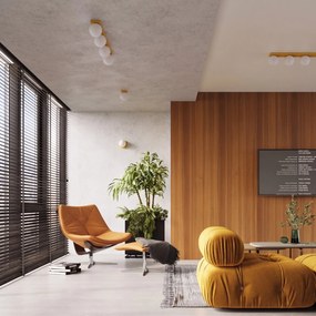 Sollux Lighting Nástěnné svítidlo YOLI 1 žluté s vypínačem