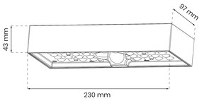 Exteriérové ​​solární nástěnné LED svítidlo Brick, 1x LED 6w, černá, pohybový senzor