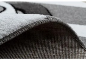 Dywany Luszczow Kusový koberec kulatý PETIT ŠTĚNĚ, šedý Rozměr koberce: 160 cm KRUH