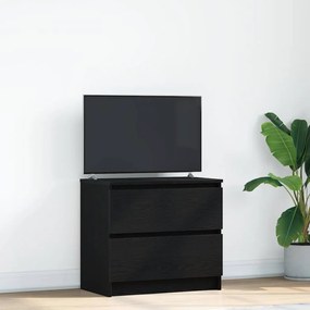 TV skříňka černá 60x35x54 cm kompozitní dřevo