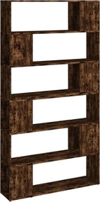 Knihovna / dělicí stěna kouřový dub 100 x 24 x 188 cm 3187603