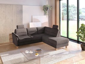 XXXLutz ROHOVÁ SEDAČKA, textil, tmavě hnědá Sit & More - Sedací soupravy - 000144019782