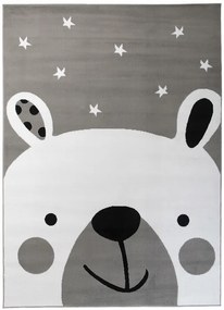 Chemex Dětský koberec Polární medvěd 300x200cm šedý