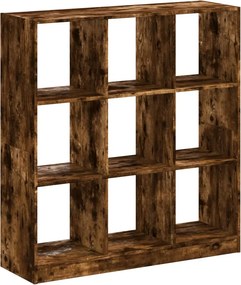 Knihovna kouřový dub 102 x 32 x 108 cm kompozitní dřevo 3307841