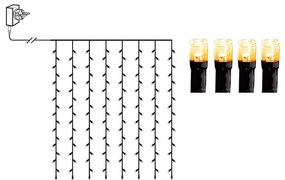 Venkovní světelný LED řetěz Star Trading Curtain, délka 1,3 m