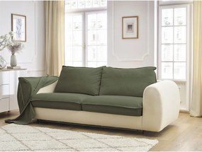 Zelená pohovka na každodenní spaní/rozkládací 236 cm Archimede – Bobochic Paris