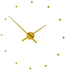 Designové nástěnné hodiny NOMON OJ hořčicové 50cm