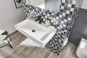 Hansgrohe Metropol, umyvadlová baterie 110 s výpustí Push-Open, černá matná, 32507670