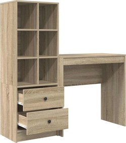 Stůl Sonoma dub 125,5 x 40 x 127 cm 2 ks 3337315