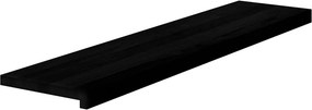 Nášlapy na schody 8 ks hnědo-černé 110x25x2 cm masivní dub 3283029