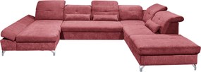 XXXLutz SEDACÍ SOUPRAVA, textil, bobulová MID.YOU - Rozkládací sedačky - 002220028617