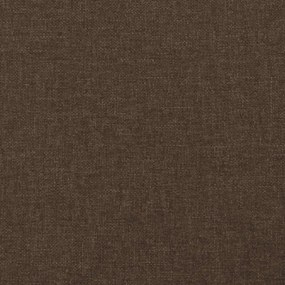 Box spring postel s matrací tmavě hnědá 120x190 cm textil 3269912