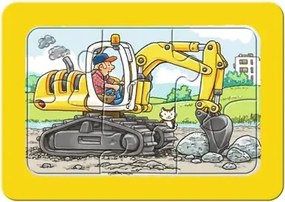 Ravensburger Stavební práce - 3x6 dílků / od 2 let