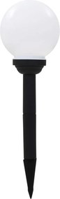 Zahradní solární lampy 8 ks LED kulovité 15 cm RGB 277125