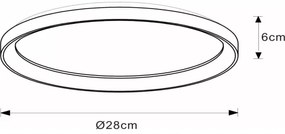 Lucide 46103/20/02 - LED Stmívatelné stropní svítidlo VIDAL LED/20W/230V zlatá