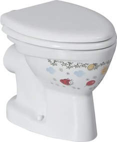 Sapho Sapho, KID WC mísa, zadní odpad, barevný potisk, CK310.11CB00E.FF00