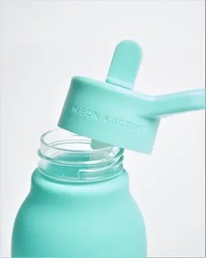 Neon Kactus Dětská tritanová láhev tyrkysově-růžová / 340 ml / bez BPA